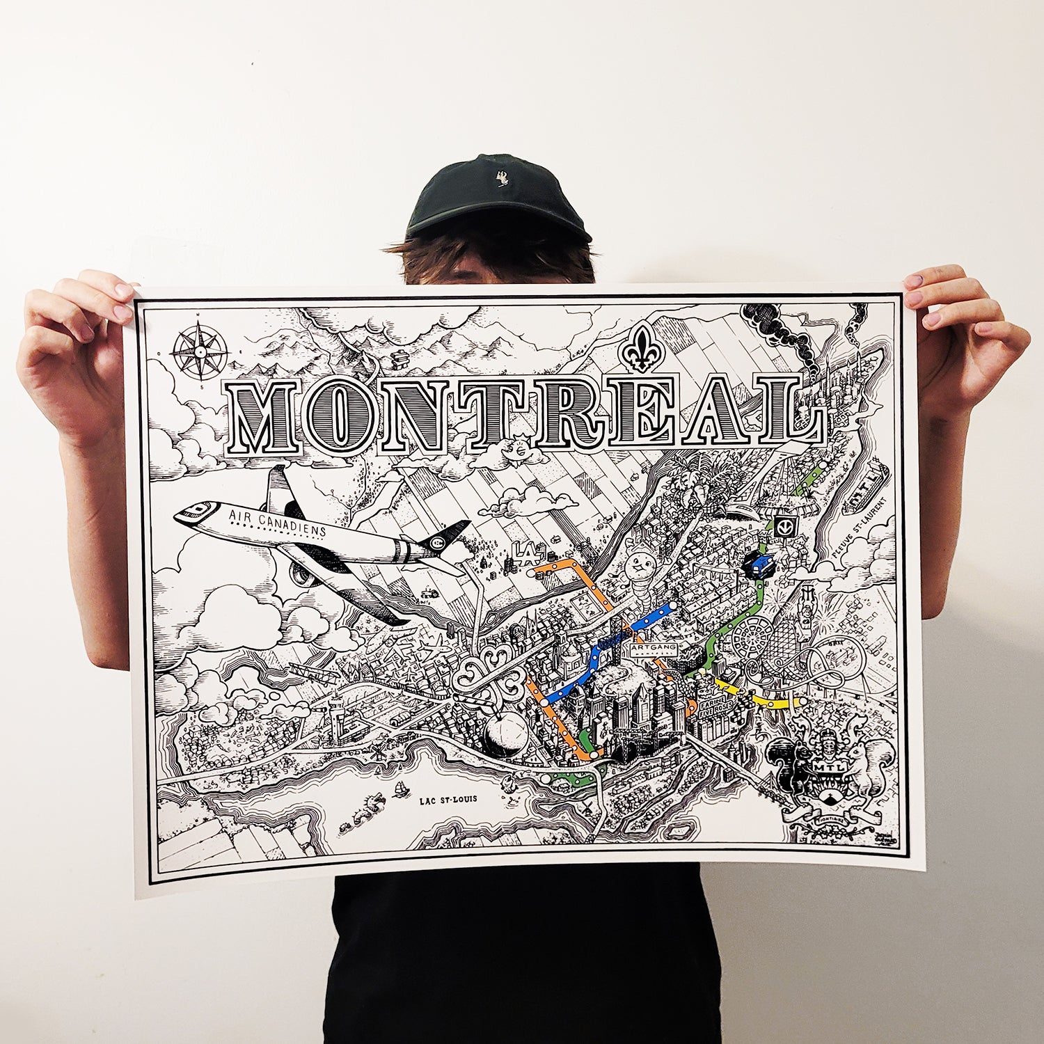 MAPPE DE MONTRÉAL - Montreal map – Artgang Montréal